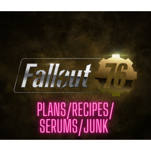 Fallout 76 Plans - Recipe's - Serums & Junk – Awesome Bits